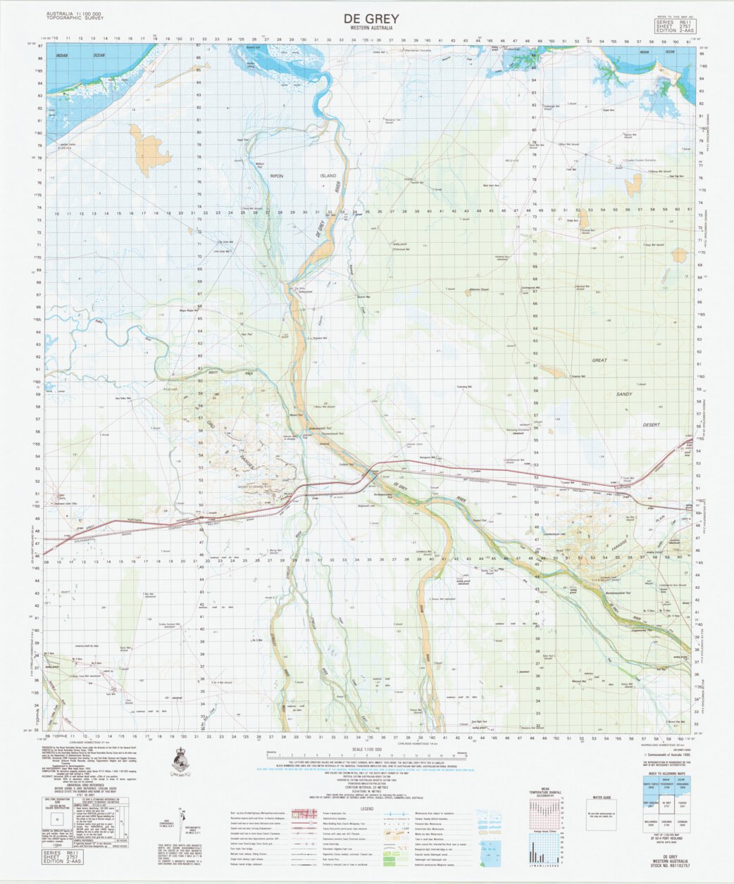 De Grey (2757) Map by Geoscience Australia | Avenza Maps