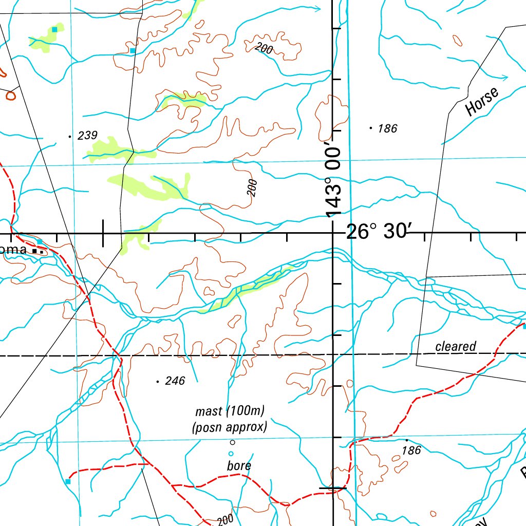 Eromanga SG54 - 12 Map by Geoscience Australia | Avenza Maps