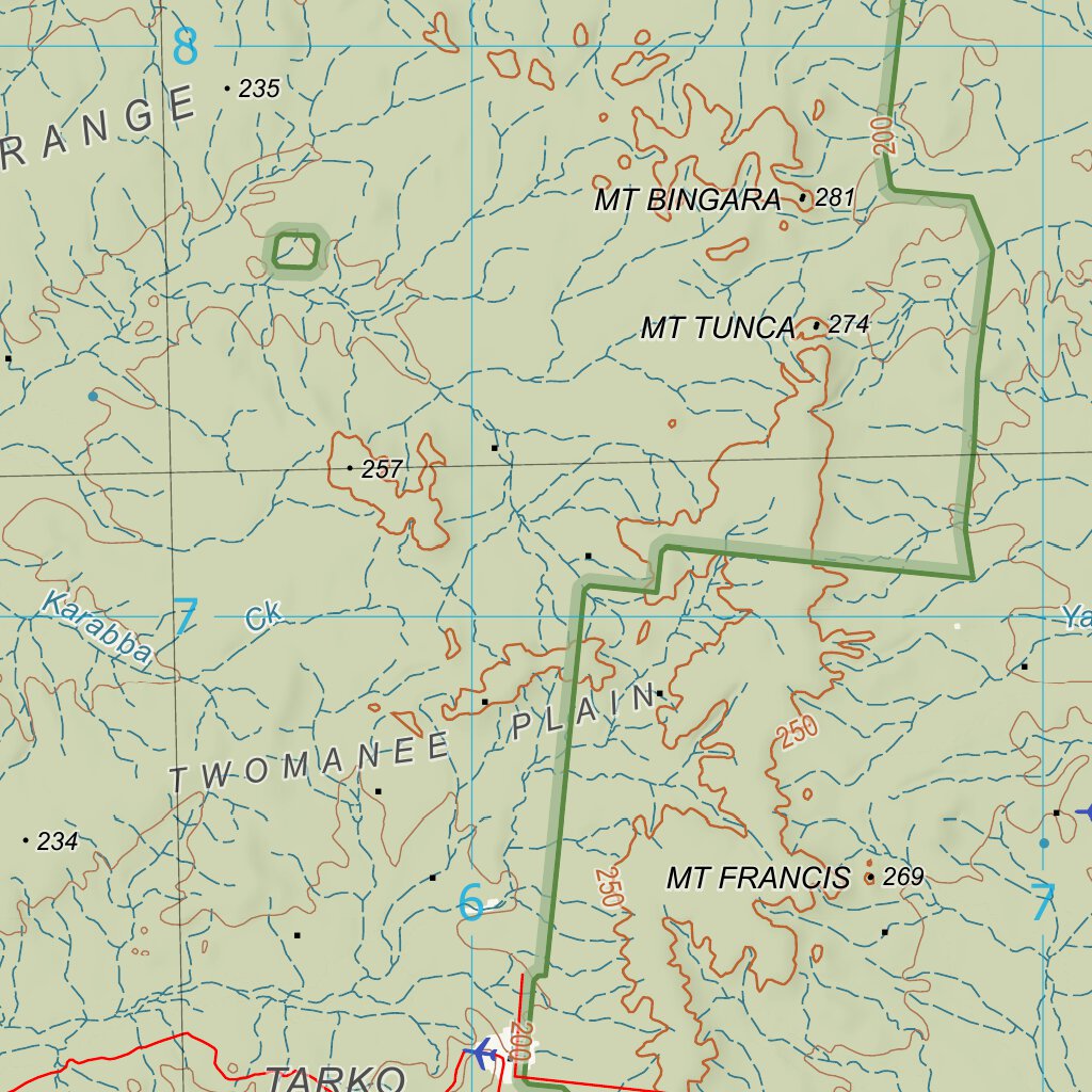 Eulo H5501 Map by Geoscience Australia | Avenza Maps
