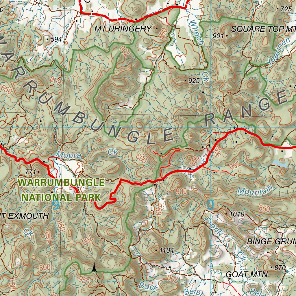 Gilgandra H5516 Map by Geoscience Australia | Avenza Maps