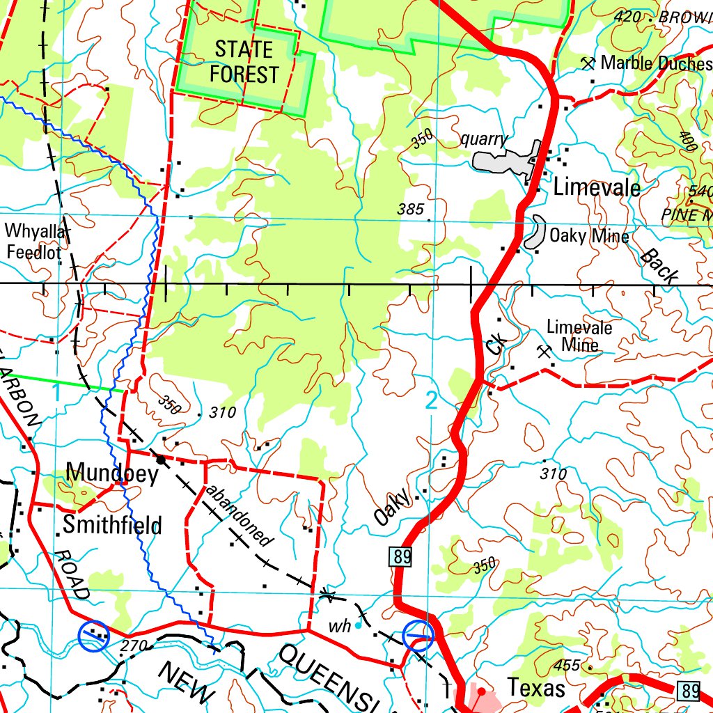 Goondiwindi SH56 - 01 Map by Geoscience Australia | Avenza Maps