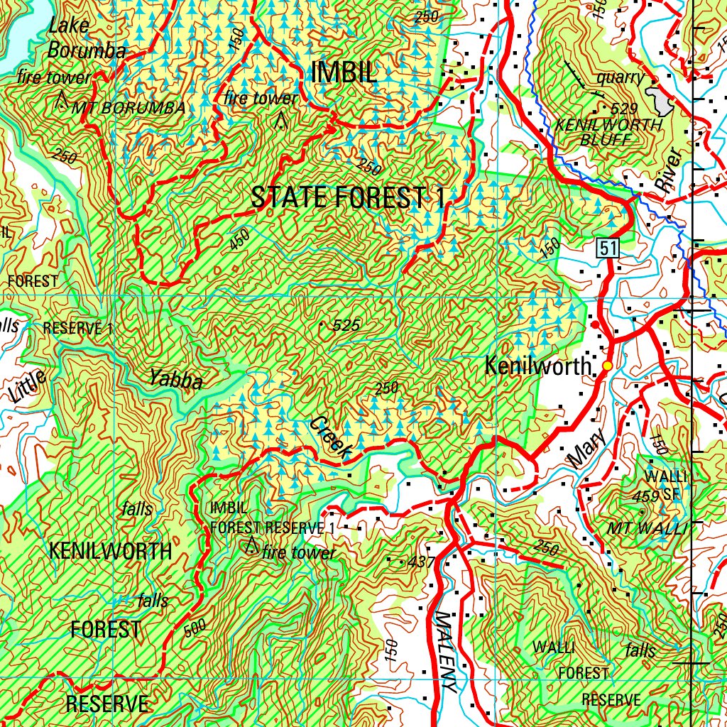 Gympie - SG56-10 Map by Geoscience Australia | Avenza Maps