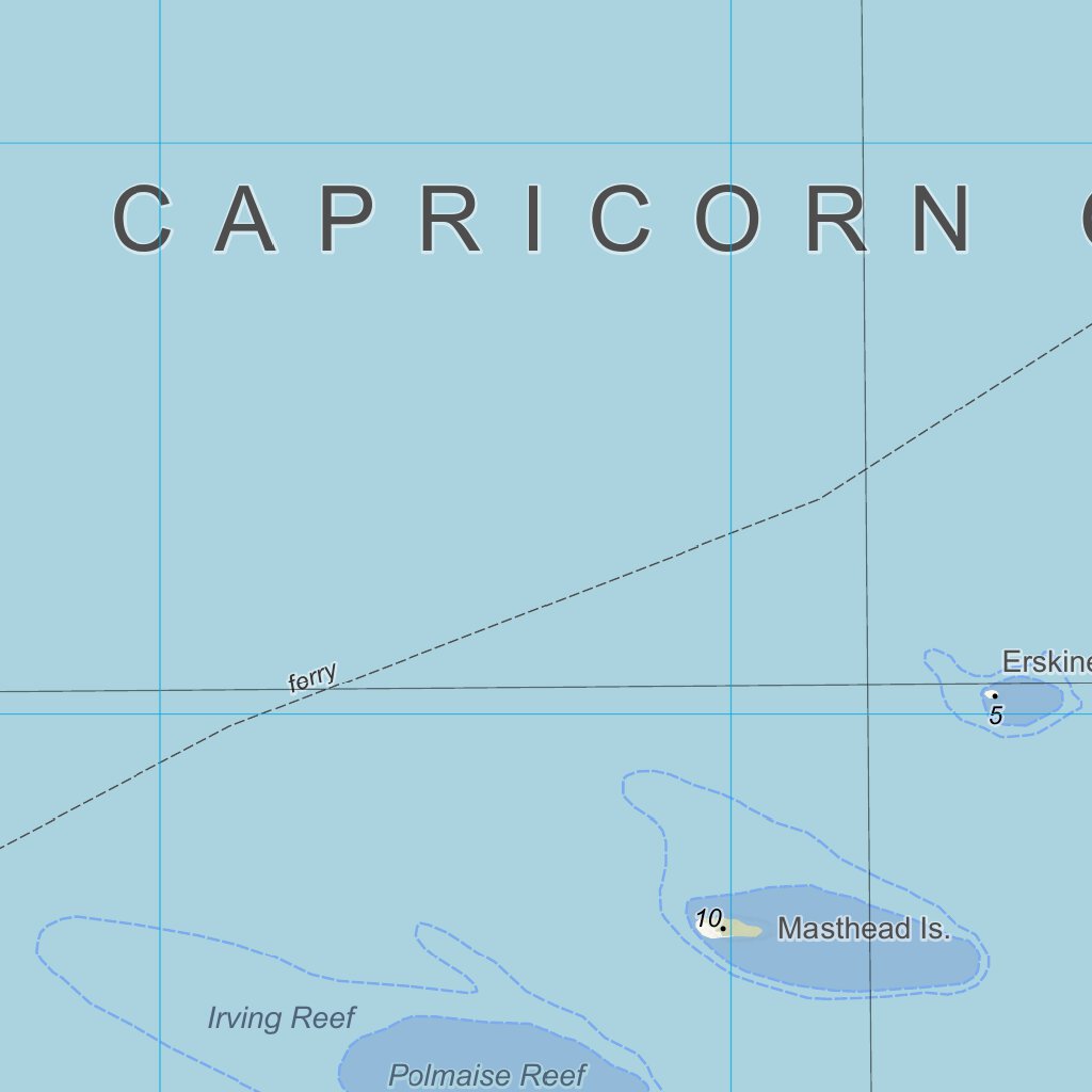 Heron Island F5614 Map by Geoscience Australia | Avenza Maps