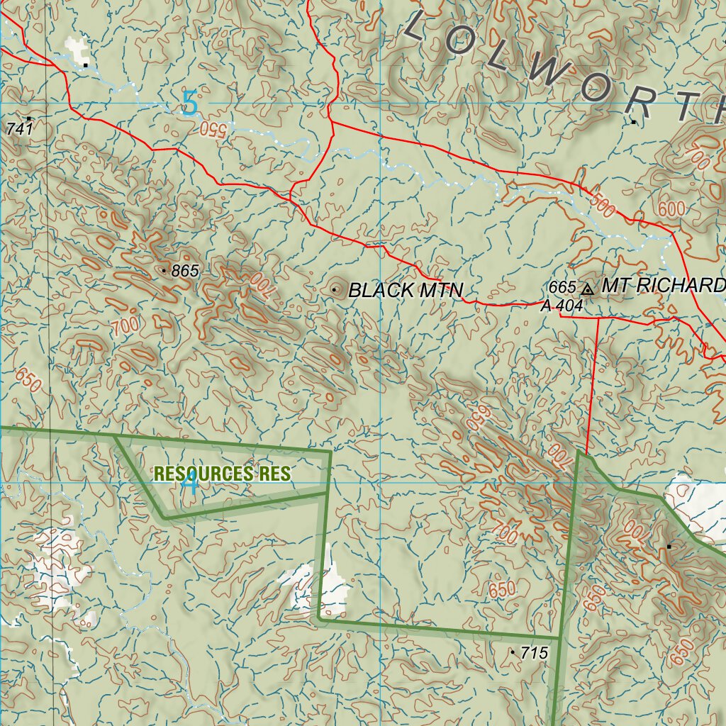 Hughenden F5501 Map by Geoscience Australia | Avenza Maps