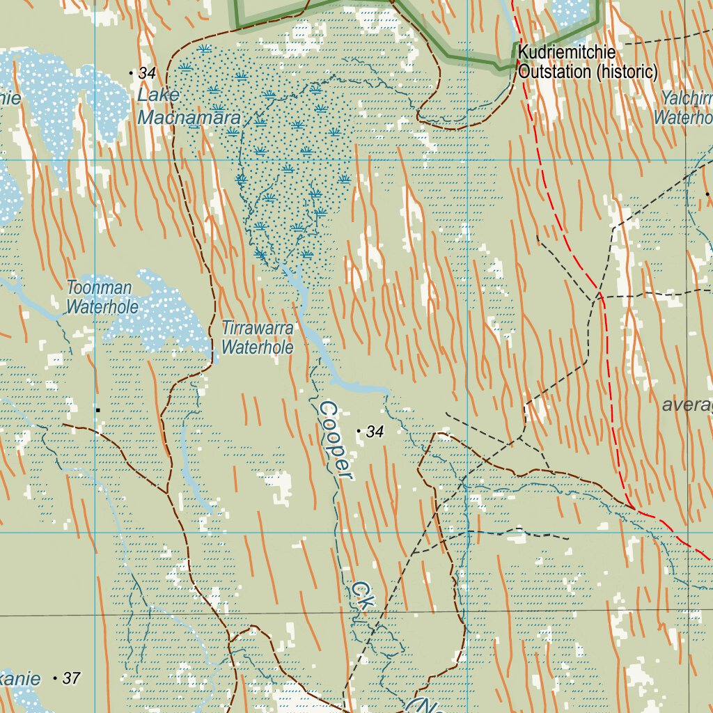 Innamincka G5414 Map by Geoscience Australia | Avenza Maps