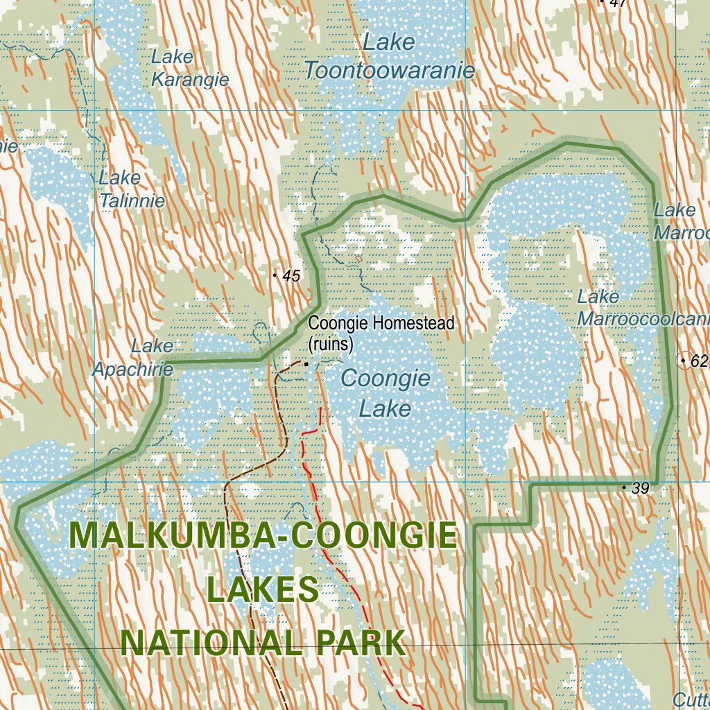 Innamincka G5414 Map by Geoscience Australia | Avenza Maps