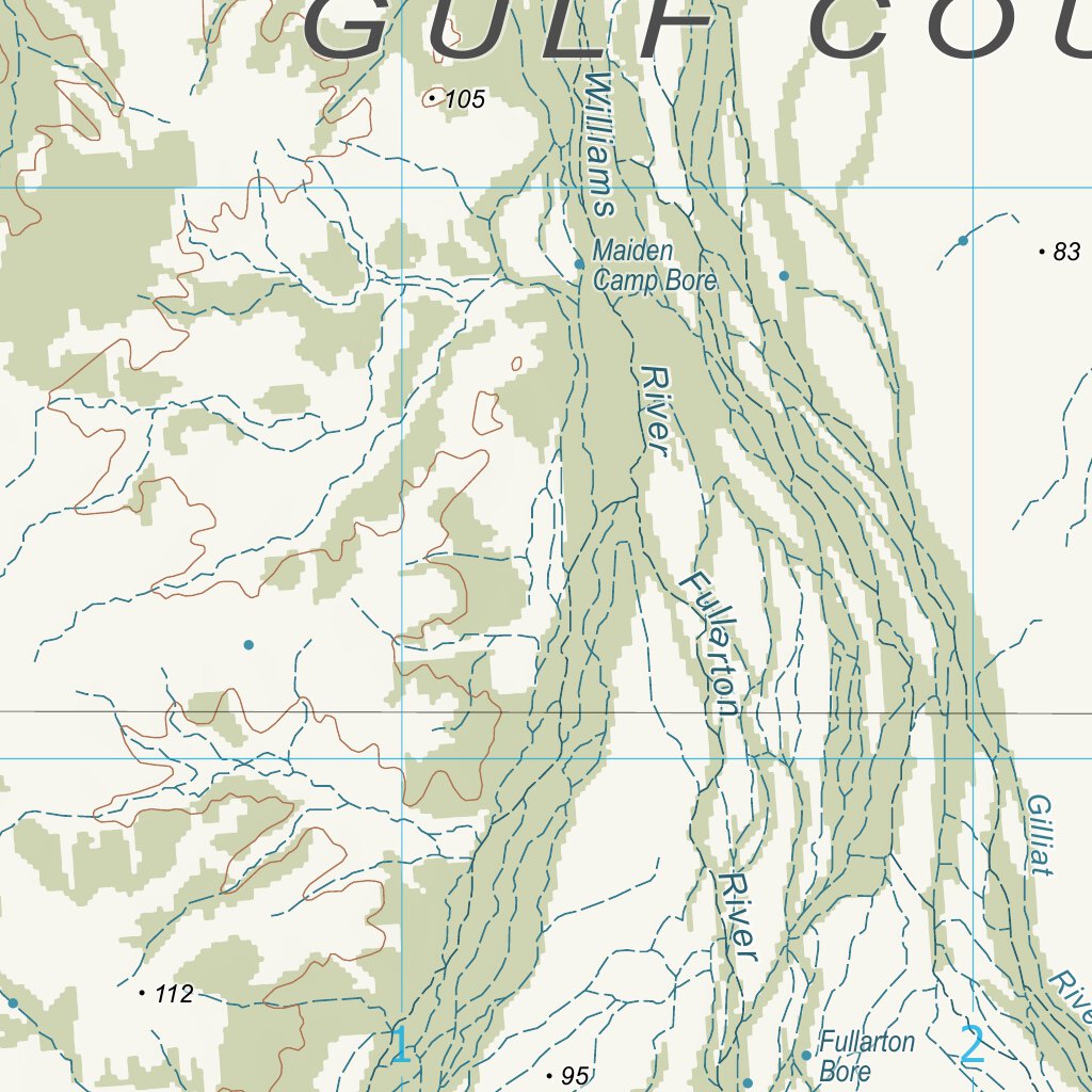 Julia Creek F5403 Map by Geoscience Australia | Avenza Maps