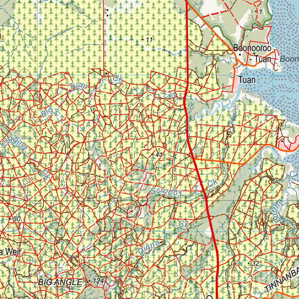 K'gari Special G5603 Map by Geoscience Australia | Avenza Maps