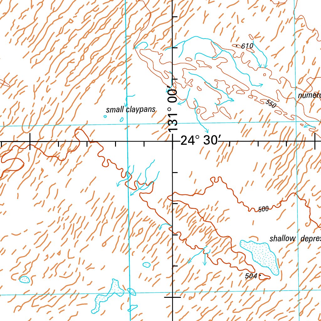 Lake Amadeus SG52 - 04 Map by Geoscience Australia | Avenza Maps