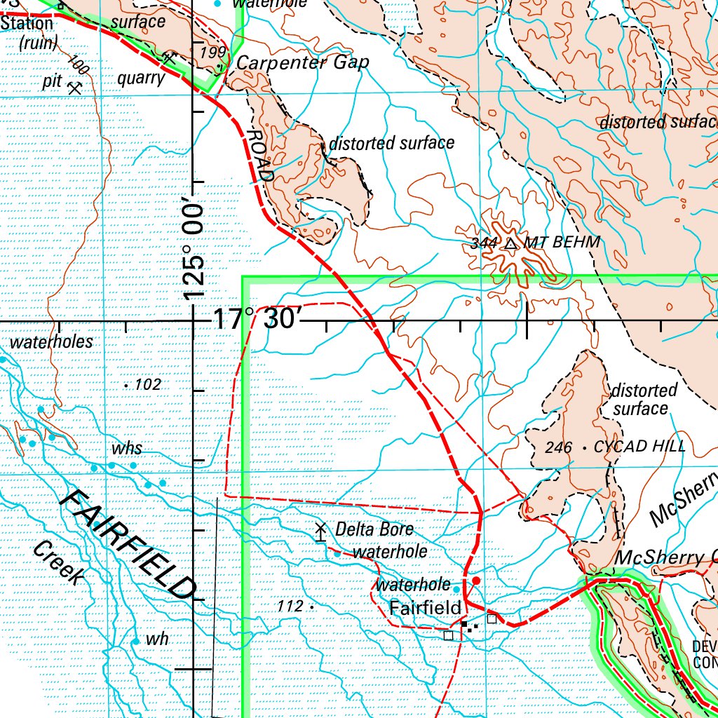 Lennard River SE51 - 08 Map by Geoscience Australia | Avenza Maps