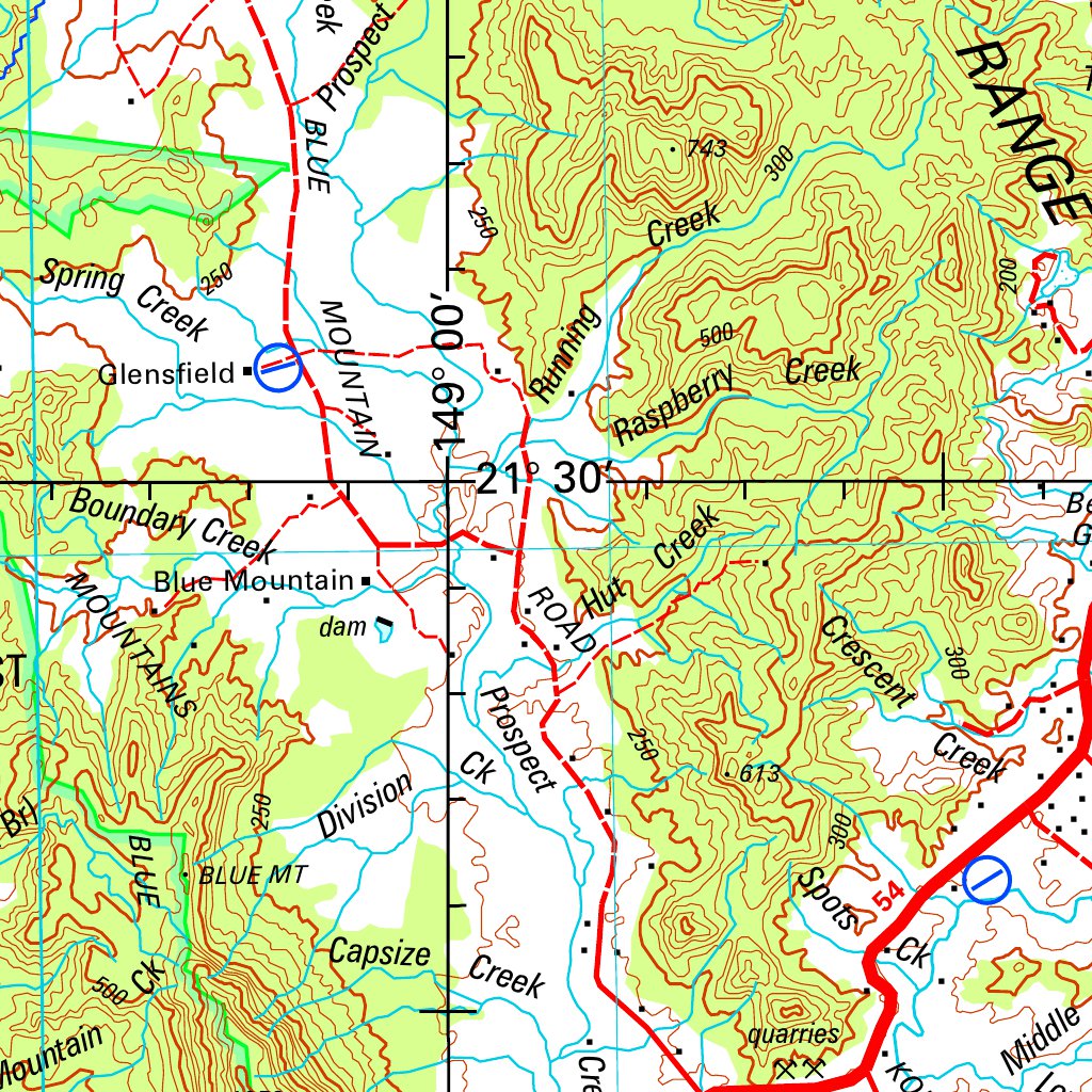 Mackay SF55 - 08 Map by Geoscience Australia | Avenza Maps