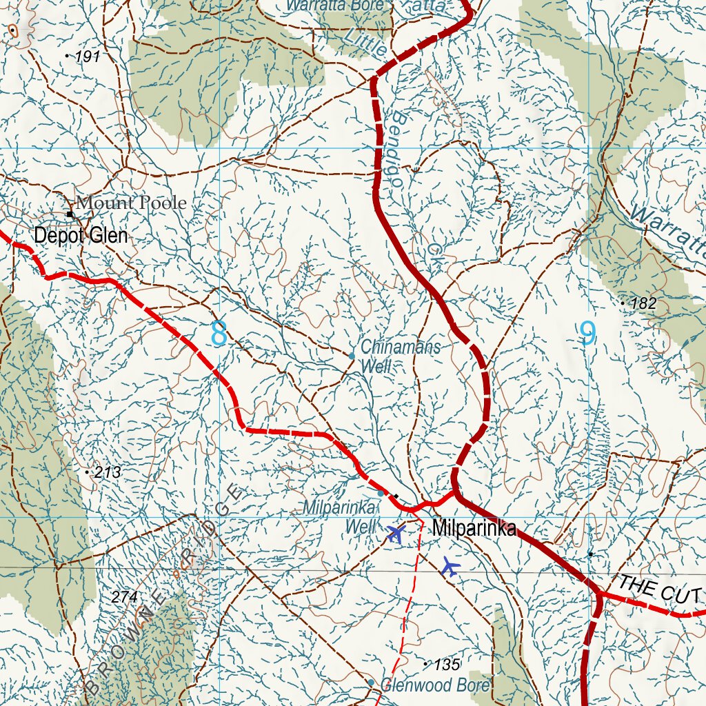 Milparinka H5407 Map by Geoscience Australia | Avenza Maps