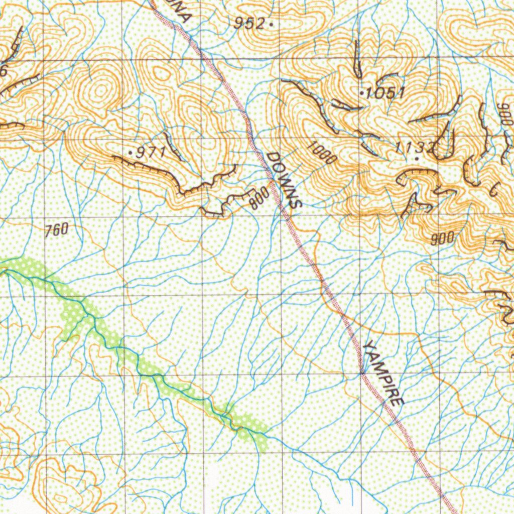 Mount Bruce (2552) Map by Geoscience Australia | Avenza Maps