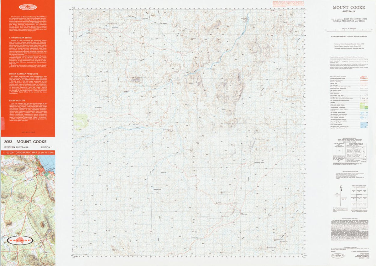 Mount Cooke (3053) Map by Geoscience Australia | Avenza Maps