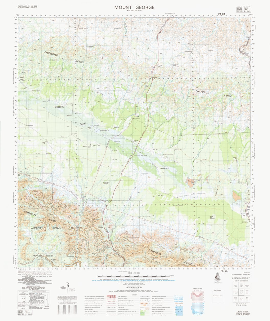 Mount George (2653) Map by Geoscience Australia | Avenza Maps