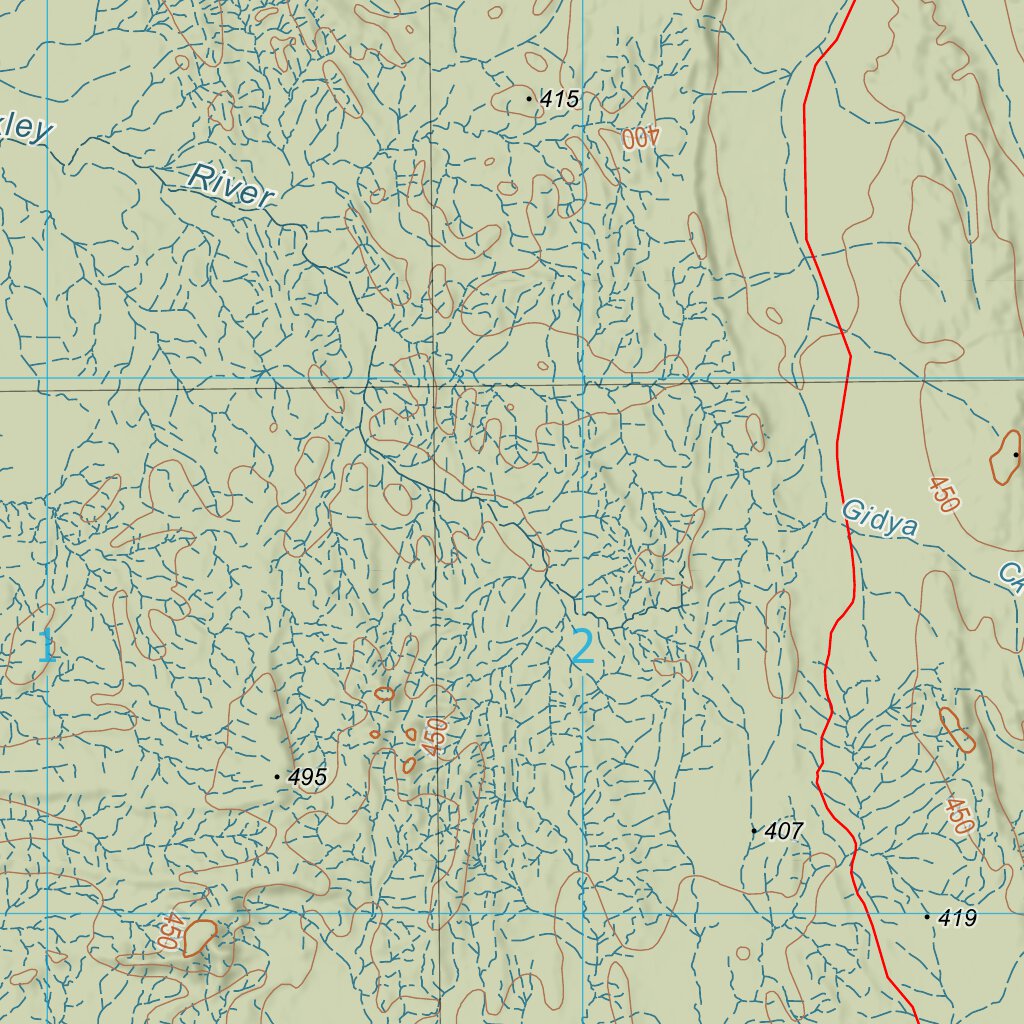 Mount Isa F5401 Map by Geoscience Australia | Avenza Maps