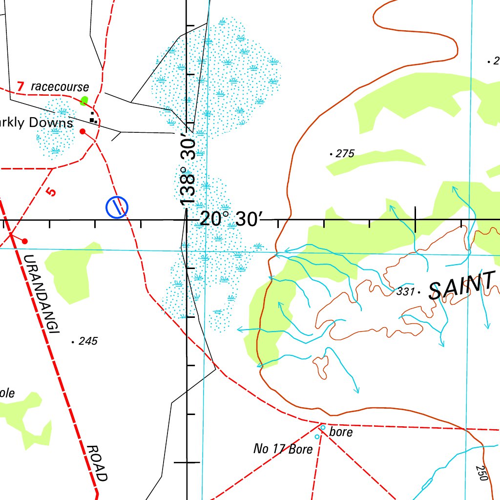 Mount Isa SF54 - 01 Map by Geoscience Australia | Avenza Maps