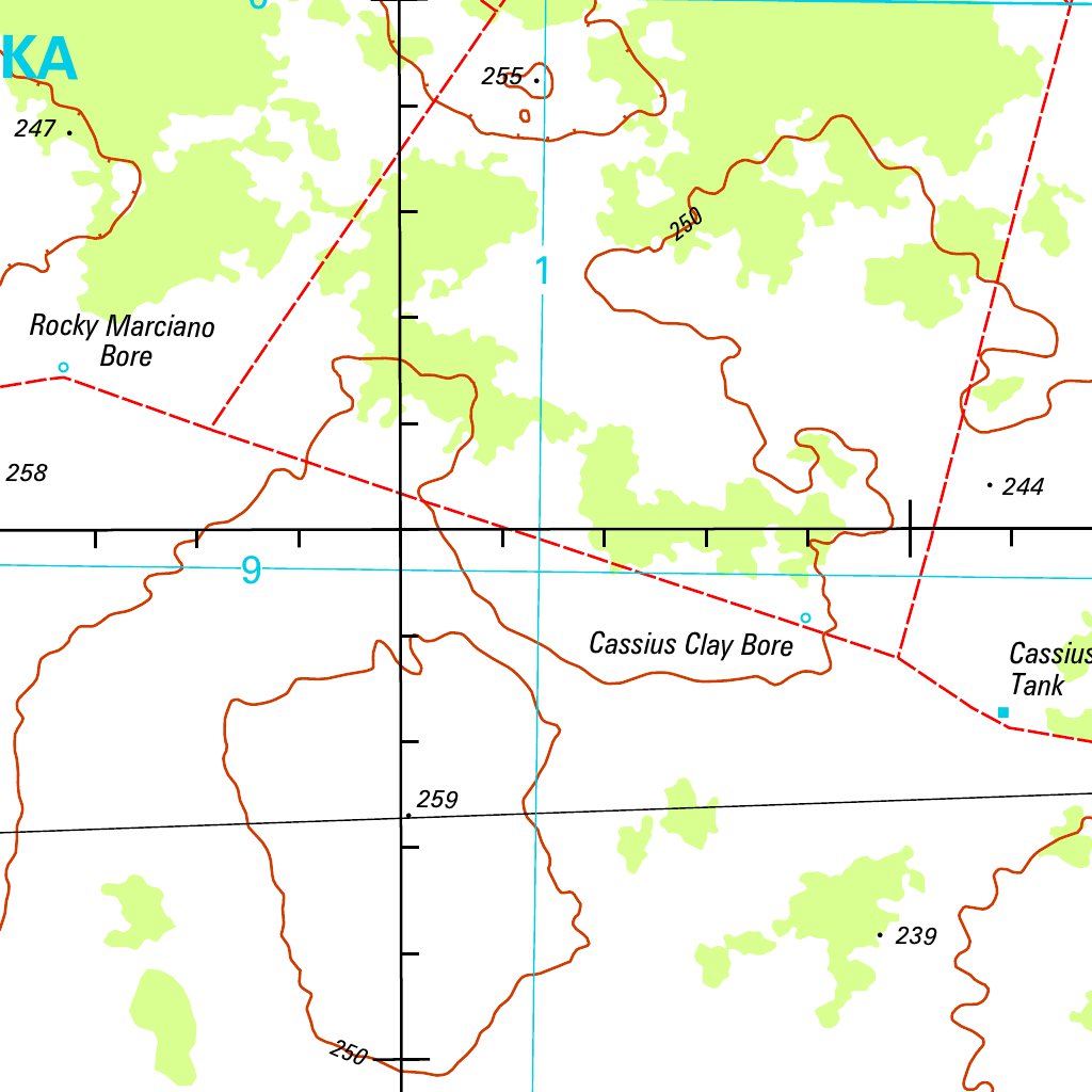 Newcastle Waters SE53 - 05 Map by Geoscience Australia | Avenza Maps
