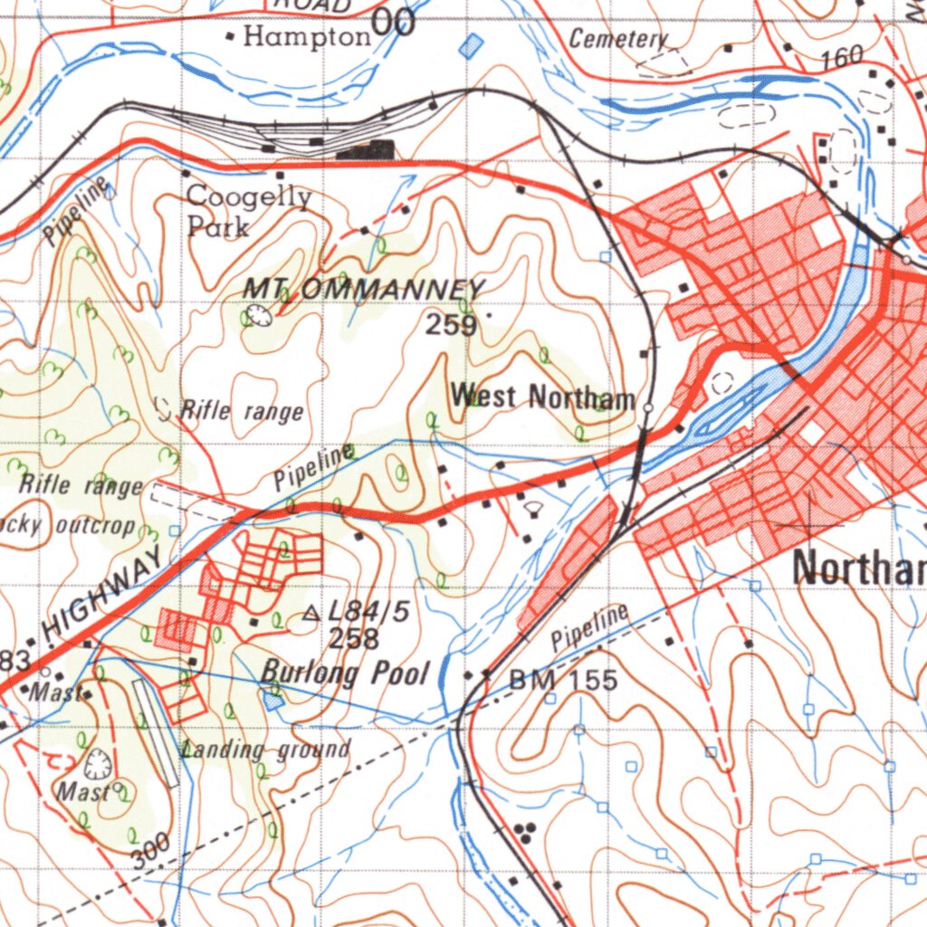 Northam (2234) Map by Geoscience Australia | Avenza Maps
