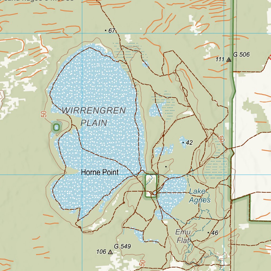 Ouyen I5415 Map by Geoscience Australia | Avenza Maps