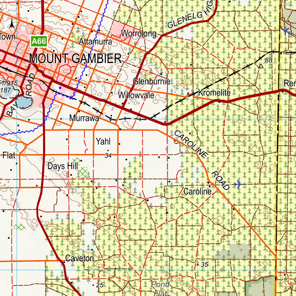 Penola Special J5406 Map by Geoscience Australia | Avenza Maps