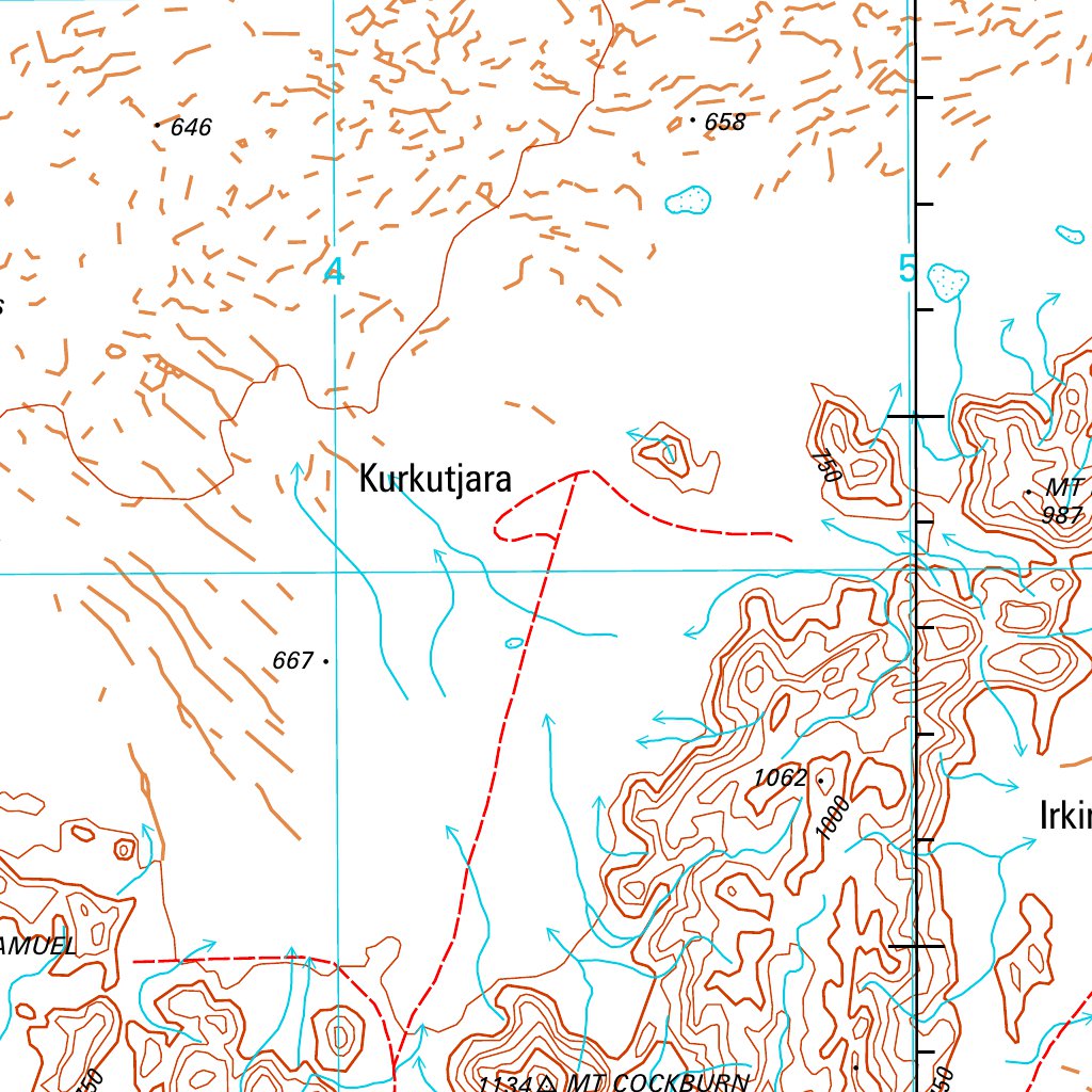 Petermann Ranges SG52 - 07 Map by Geoscience Australia | Avenza Maps