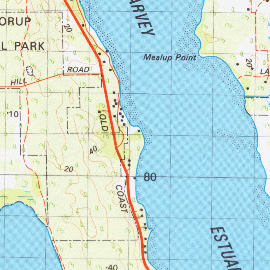 Pinjarra (2032) Map by Geoscience Australia | Avenza Maps