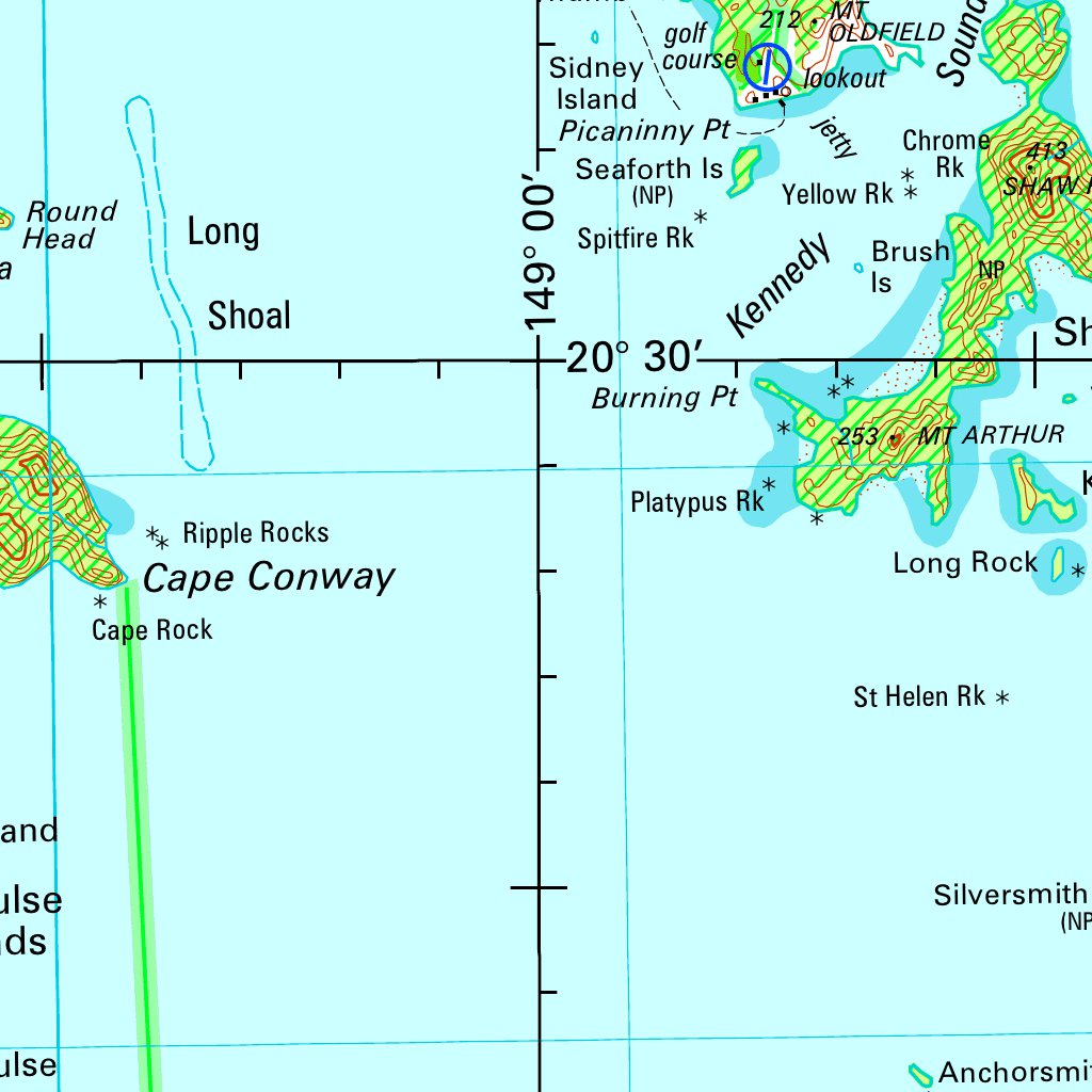 Proserpine - SF55-04 Map by Geoscience Australia | Avenza Maps