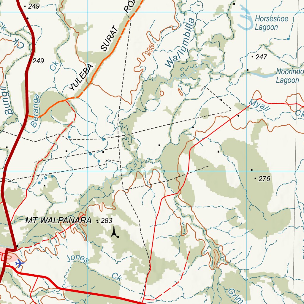 Surat G5516 Map by Geoscience Australia | Avenza Maps