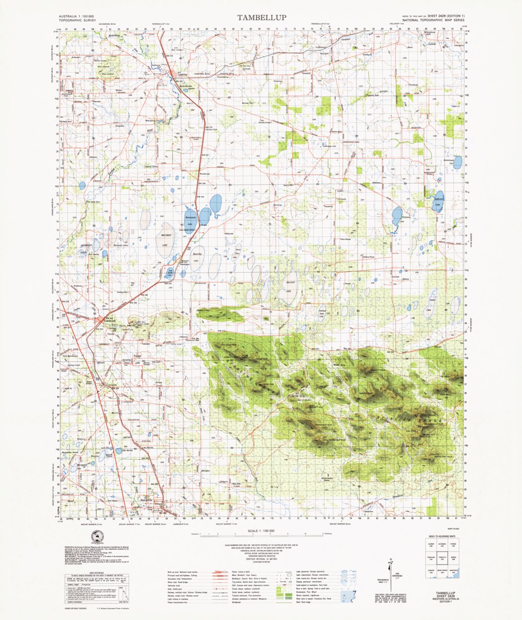 Tambellup (2429) Map by Geoscience Australia | Avenza Maps