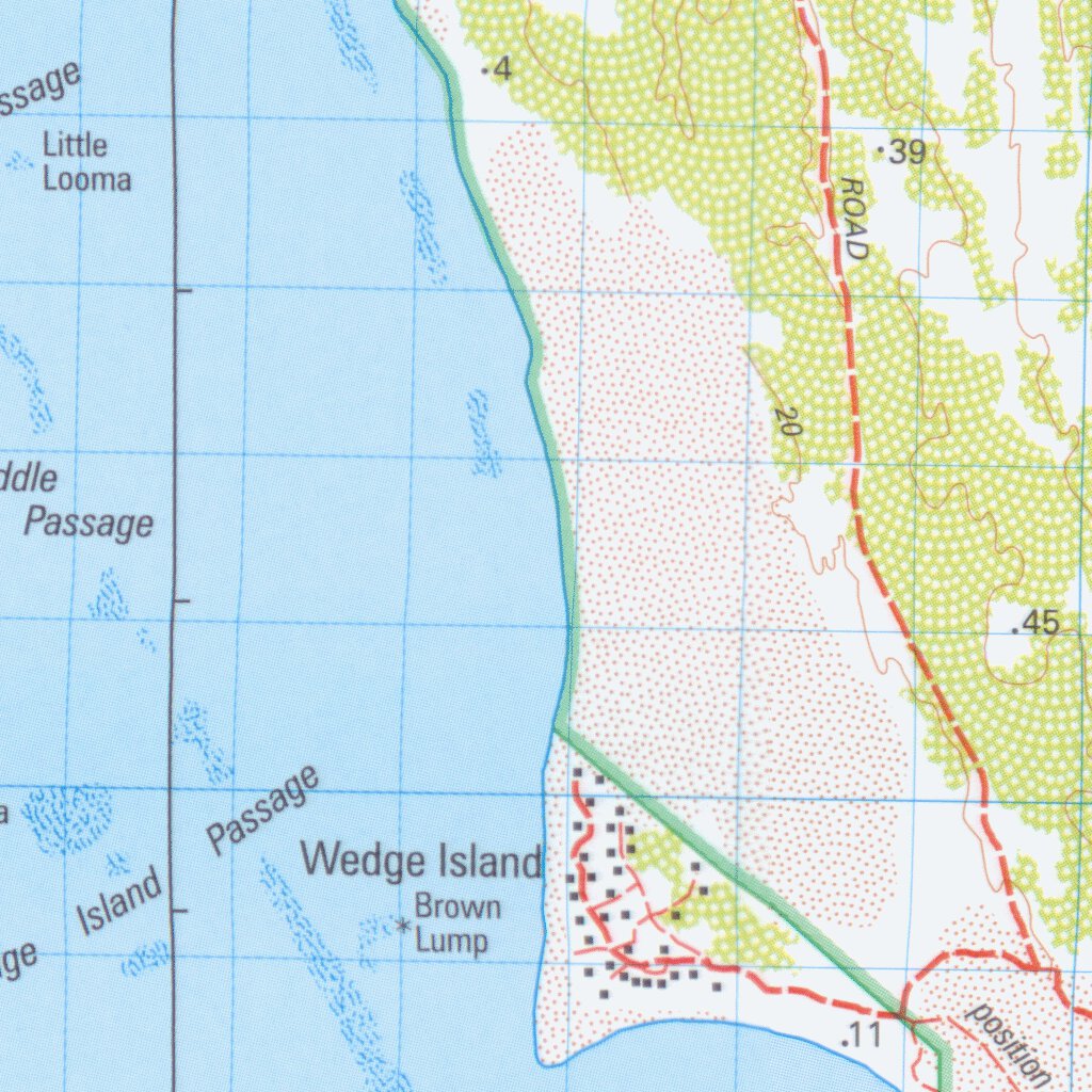 Wedge Island (1936) Map by Geoscience Australia | Avenza Maps