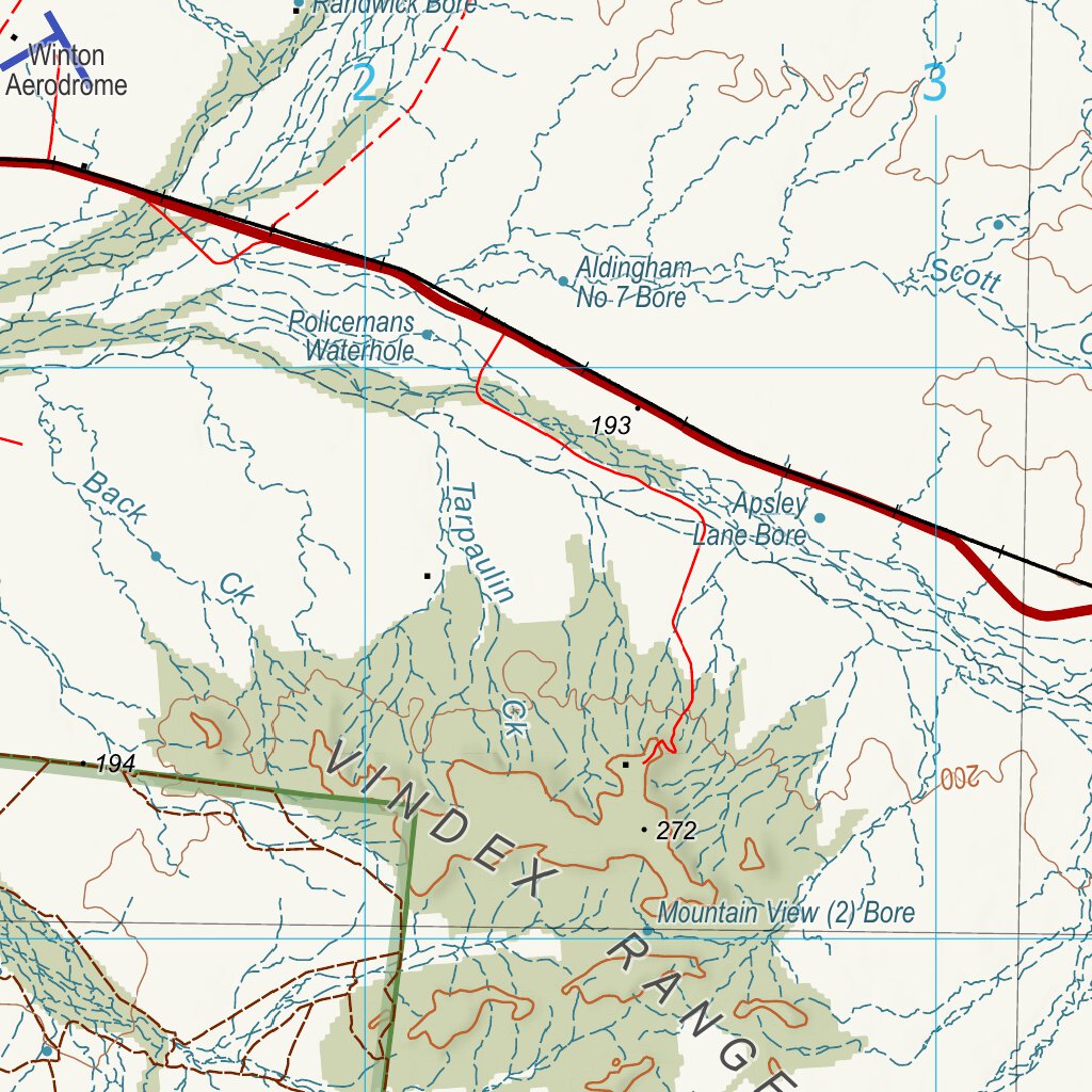 Winton F5412 Map by Geoscience Australia | Avenza Maps