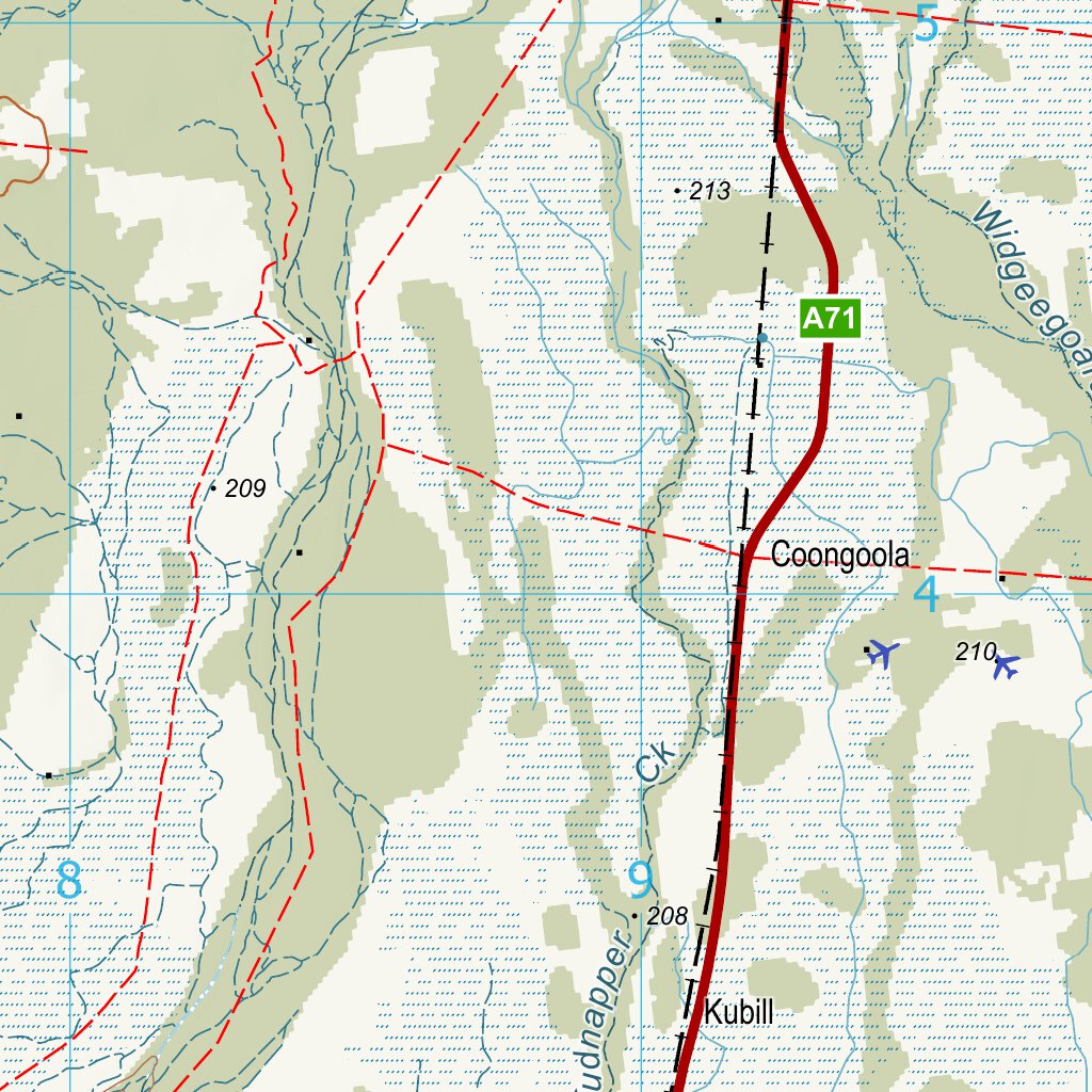 Wyandra G5514 Map by Geoscience Australia | Avenza Maps