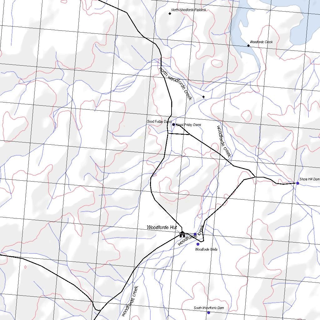 Getlost Map 6435 WOODFORDESA Topographic Map V15 1:75,000 by Getlost ...