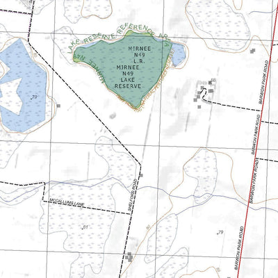 Getlost Map 7621-1 HESSE Victoria Topographic Map V16b 1:25,000 by ...
