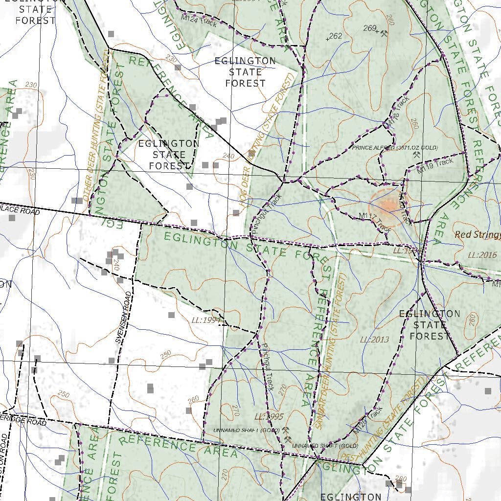 Getlost Map 7623-1 CAMPBELLTOWN Victoria Topographic Map V16b 1:25,000 ...