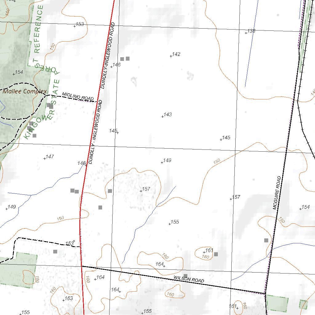 Getlost Map 7624-1 INGLEWOOD Victoria Topographic Map V16b 1:25,000 by ...