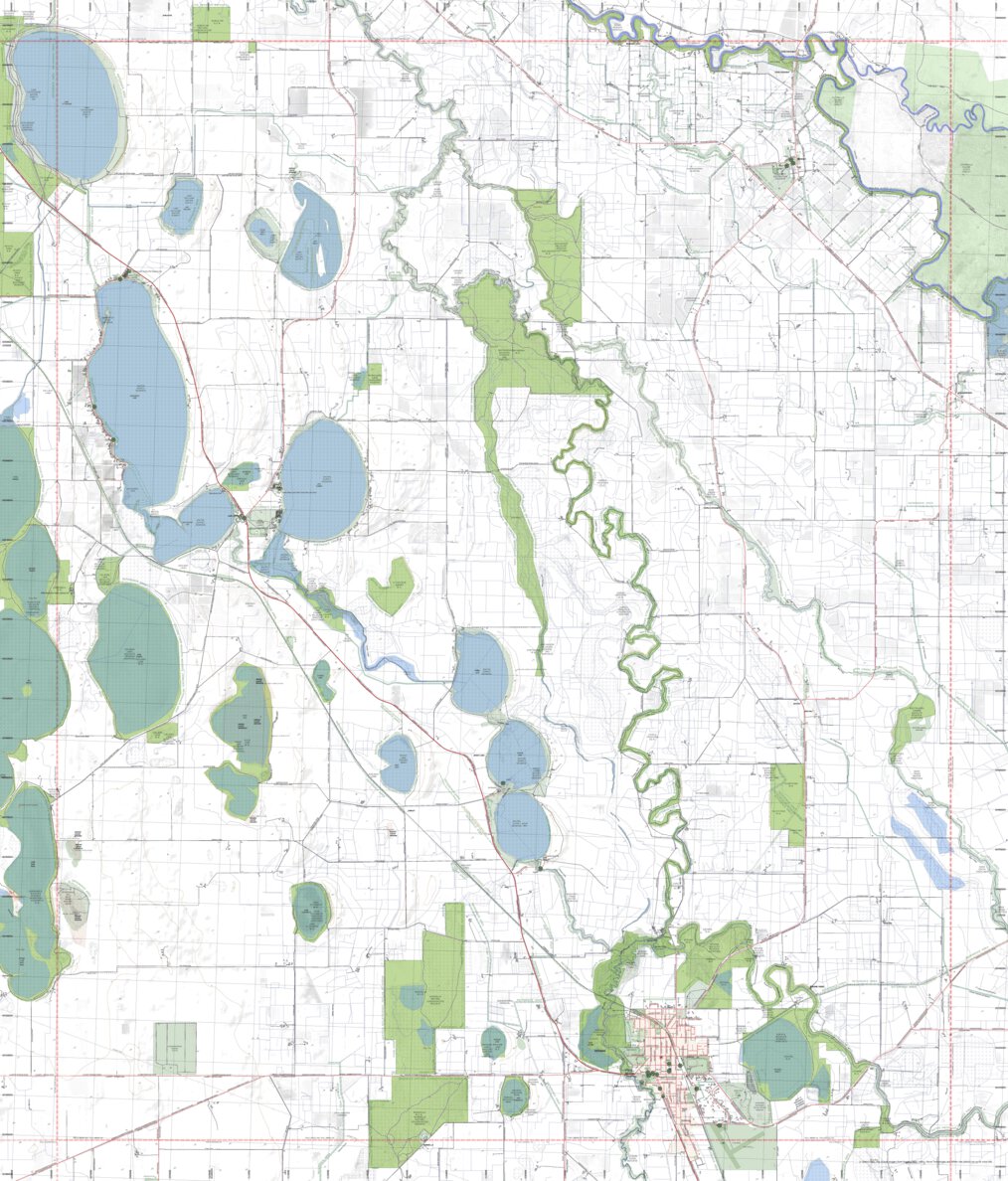 Getlost Map 7626-1 KERANG Victoria Topographic Map V16b 1:25,000 by ...
