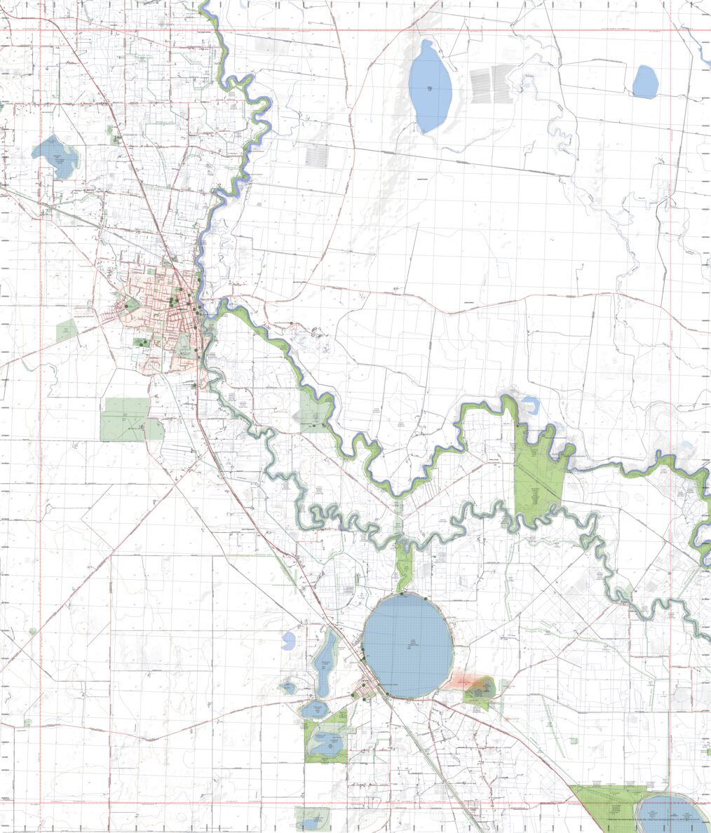 Getlost Map 7627-3 SWAN HILL Victoria Topographic Map V16b 1:25,000 by ...