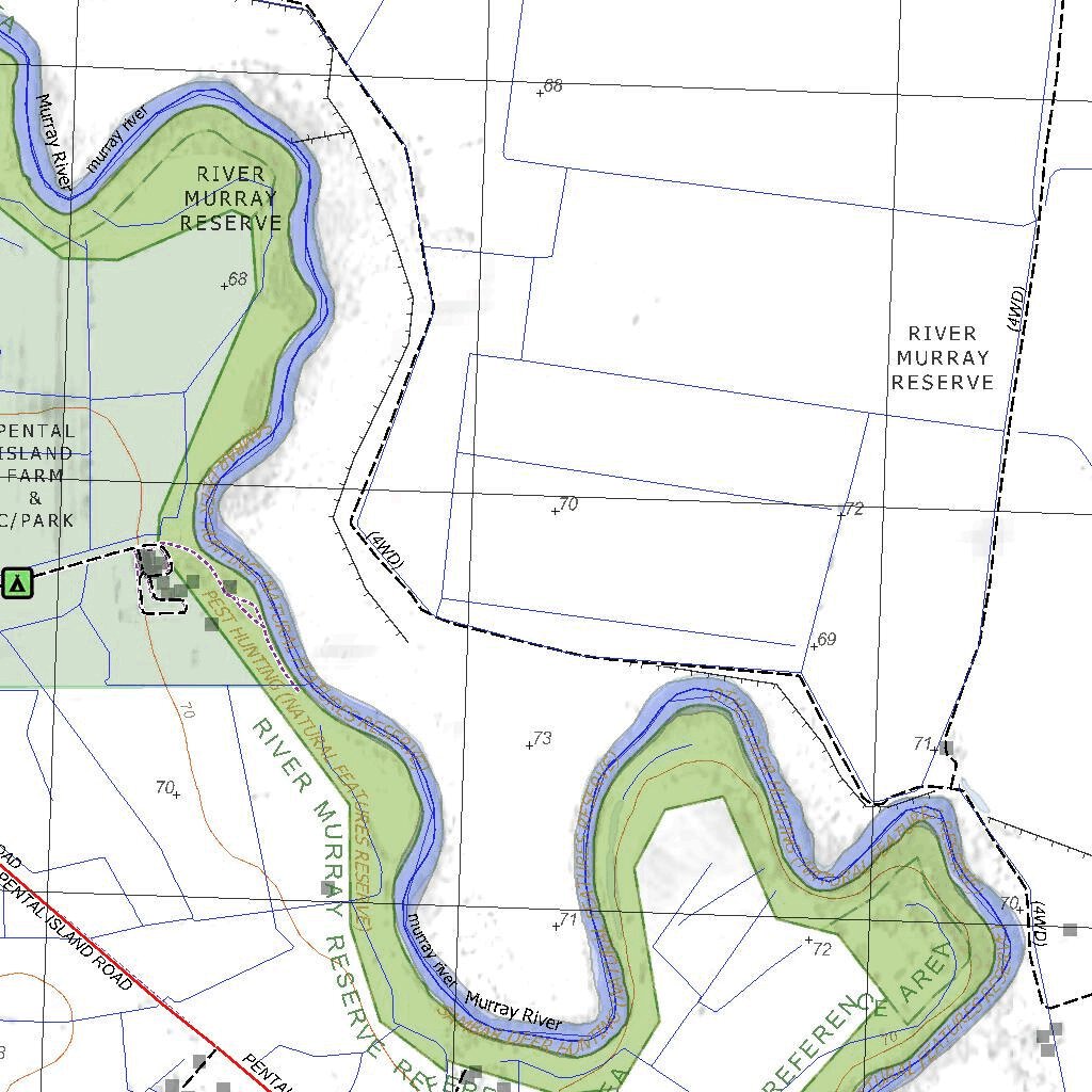 Getlost Map 7627-3 SWAN HILL Victoria Topographic Map V16b 1:25,000 by ...