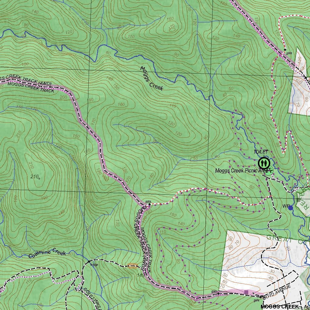 Getlost Map 7721-3 ANGLESEA Victoria Topographic Map V16b 1:25,000 by ...