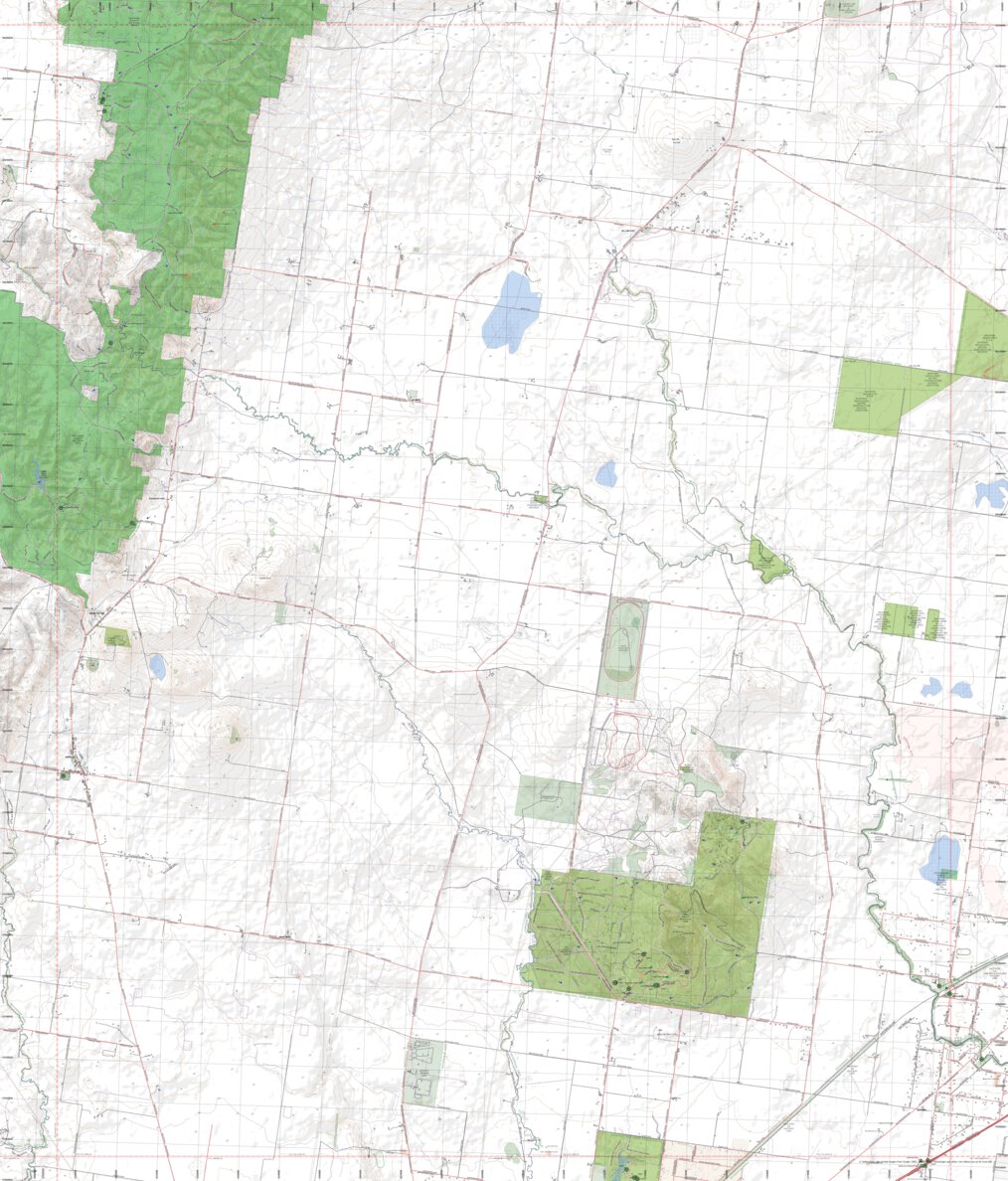Getlost Map 7722-2 YOU YANGS Victoria Topographic Map V16b 1:25,000 by ...