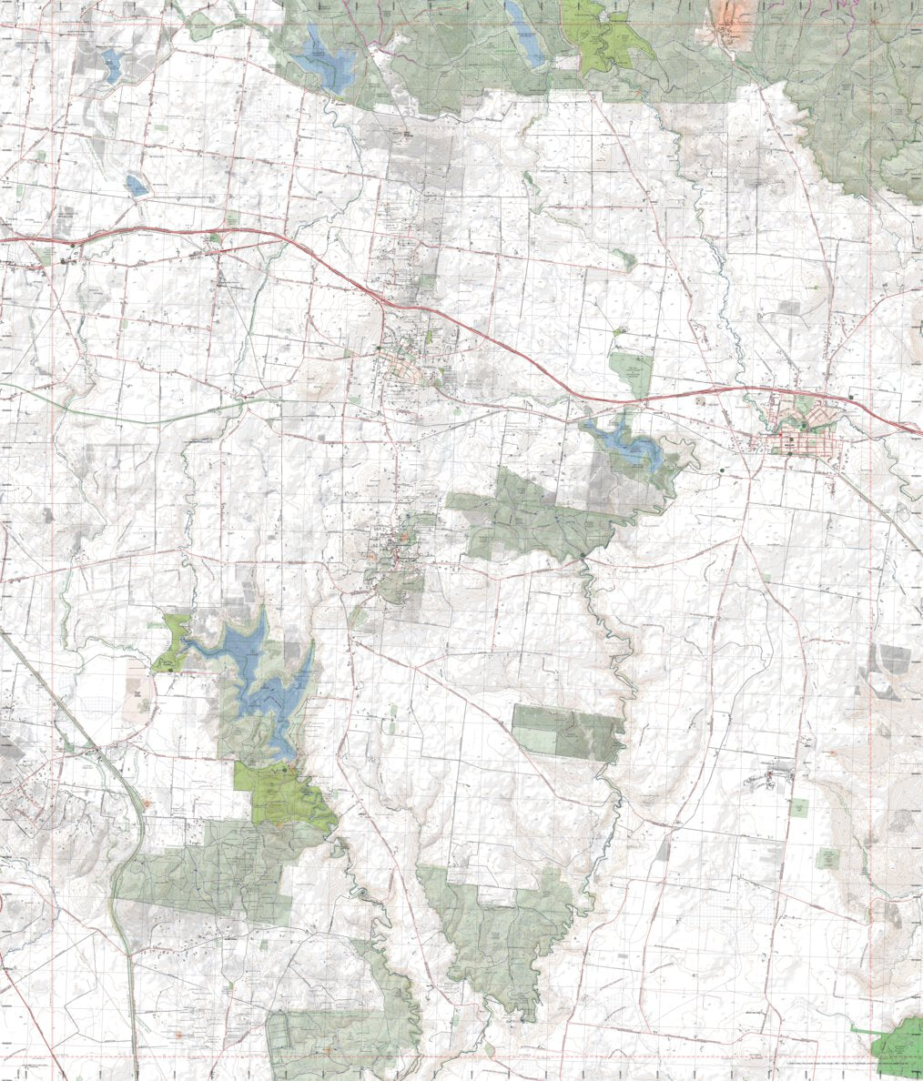 Getlost Map 7722-4 BALLAN Victoria Topographic Map V16b 1:25,000 by ...