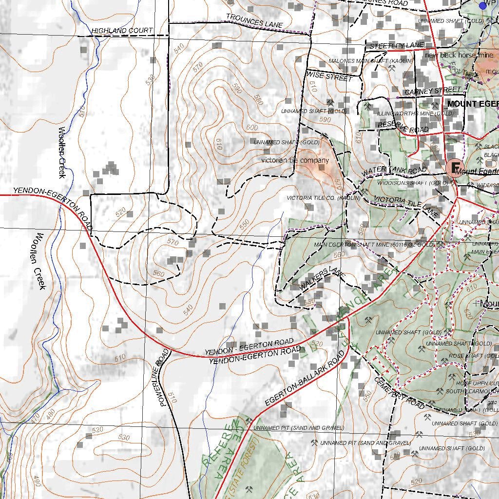 Getlost Map 7722-4 BALLAN Victoria Topographic Map V16b 1:25,000 by ...