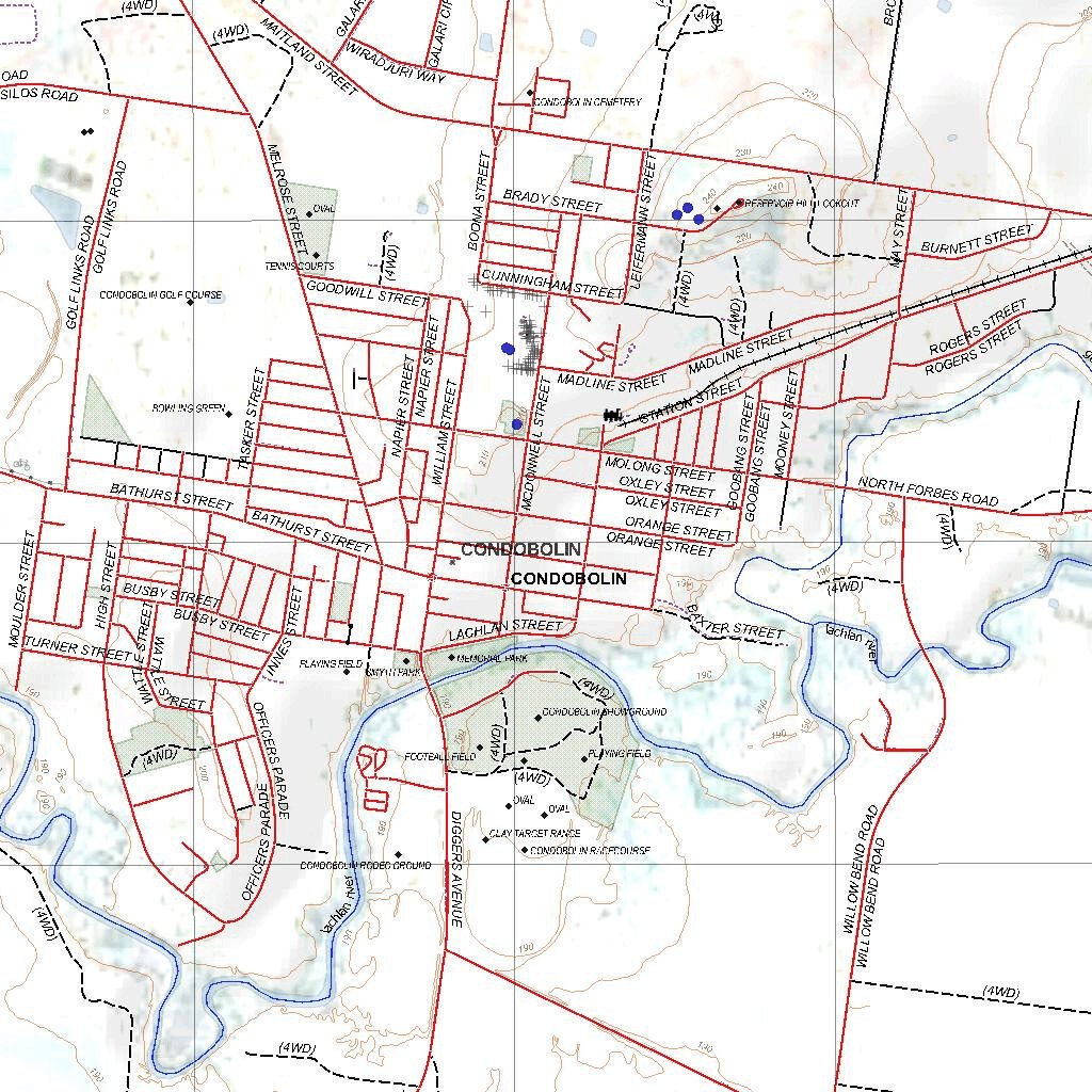 Getlost Map 8331-N Condobolin NSW Topographic Map V15 1:25,000 by ...