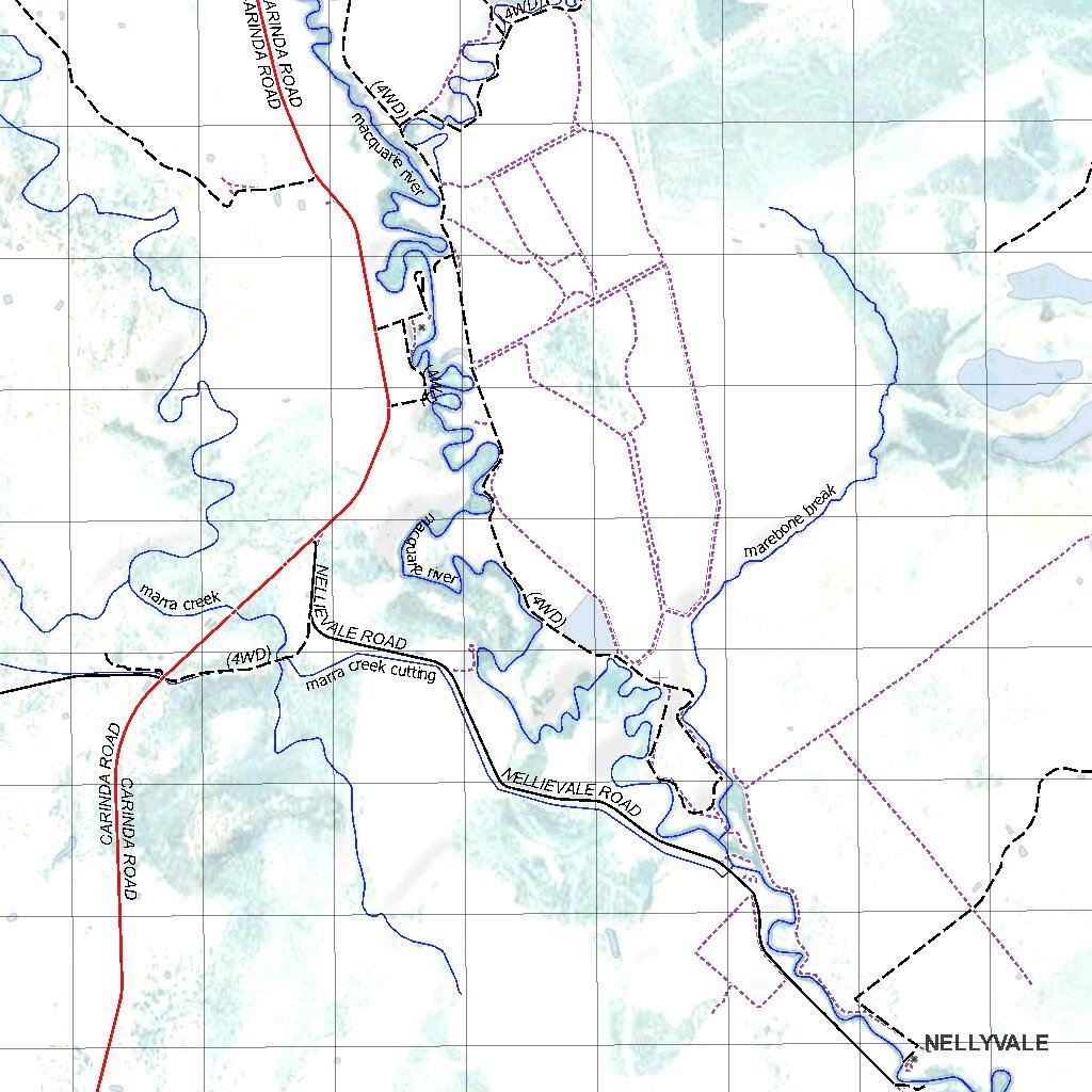Getlost Map 8435 MOUNT HARRIS NSW Topographic Map V15 1:75,000 by ...
