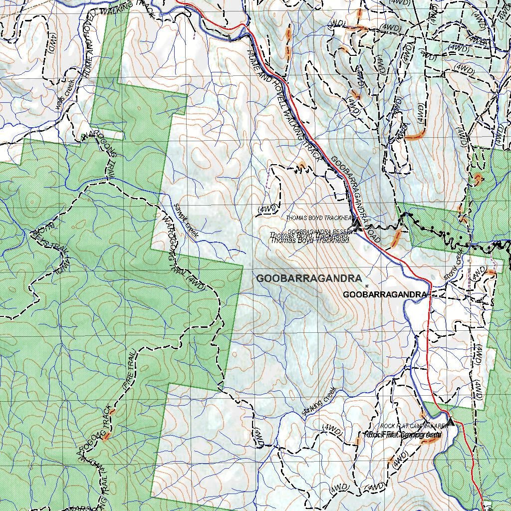 Getlost Map 8527 TUMUT NSW Topographic Map V15 1:75,000 by Getlost Maps ...