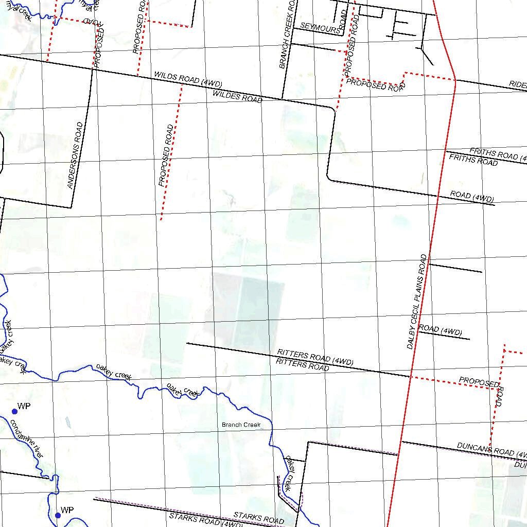 Getlost Map 9143 DALBY Qld Topographic Map V15 1:75,000 by Getlost Maps ...