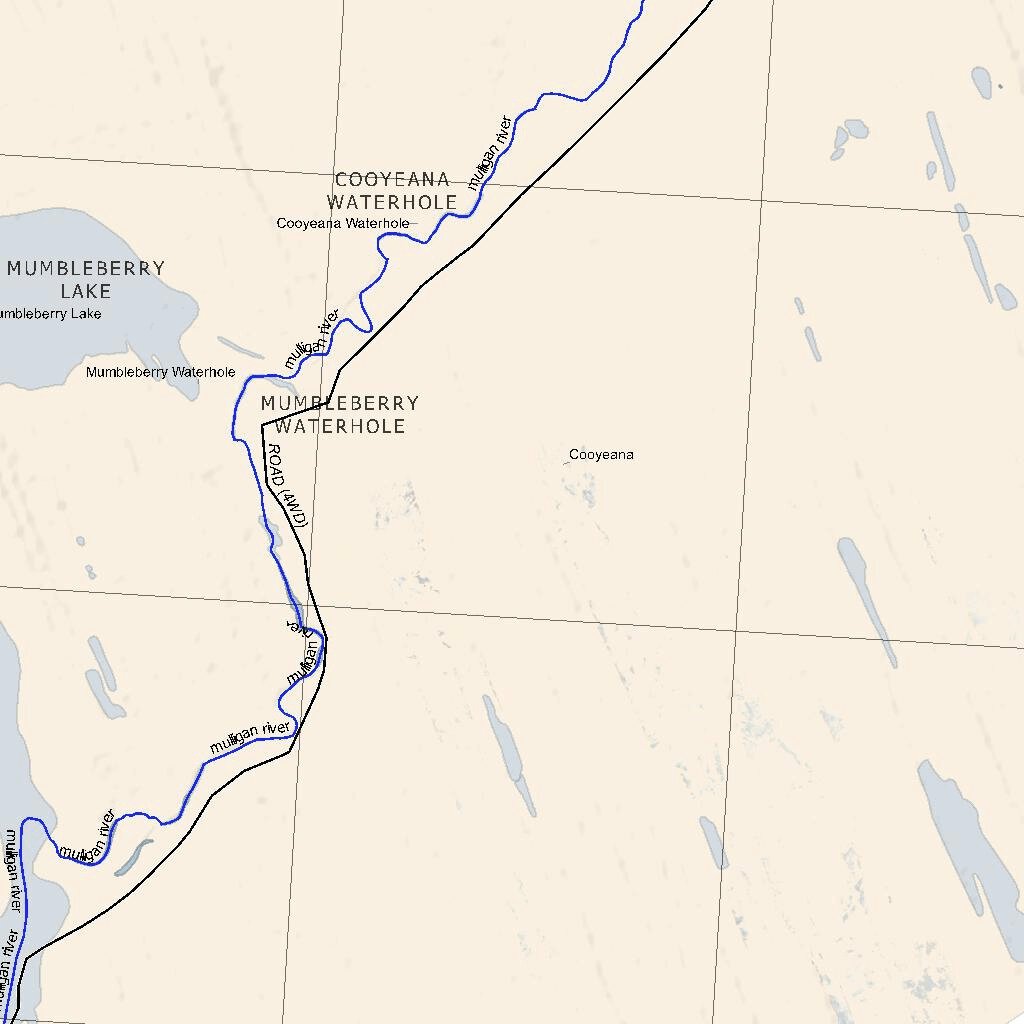 Getlost Map SG5401 BEDOURIE Australia Touring Map V15 1:250,000 by ...