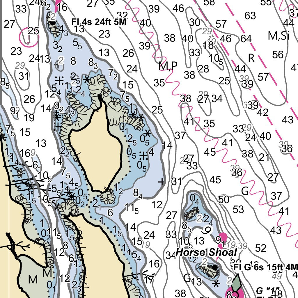 Glacier Bay - Pt. Retreat/Auke Bay NOAA ENC Map by Glacier Bay National ...